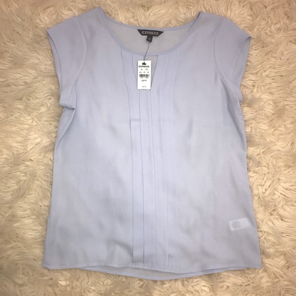 Express | Tops | Periwinkle Blue Express Blouse Nwt | Poshmark